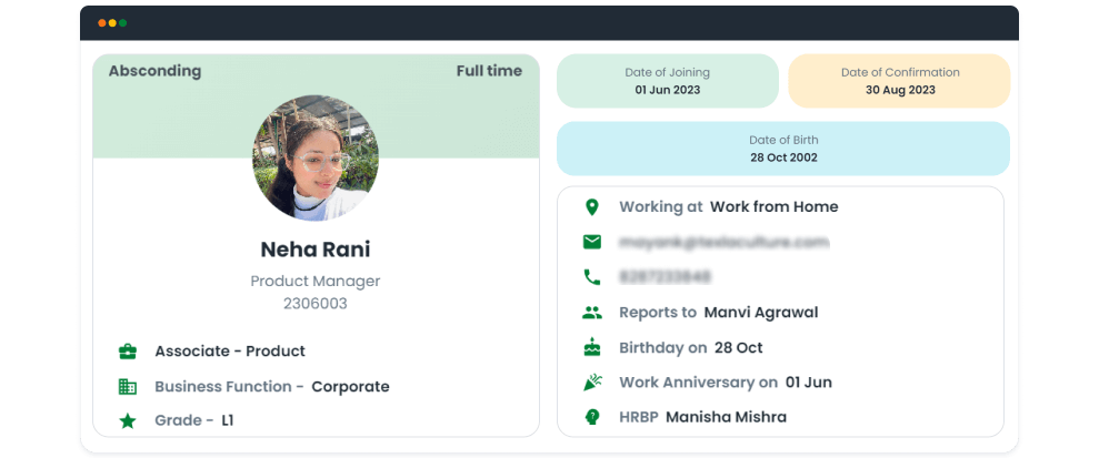 Employee Profile Management System - Texlaculture