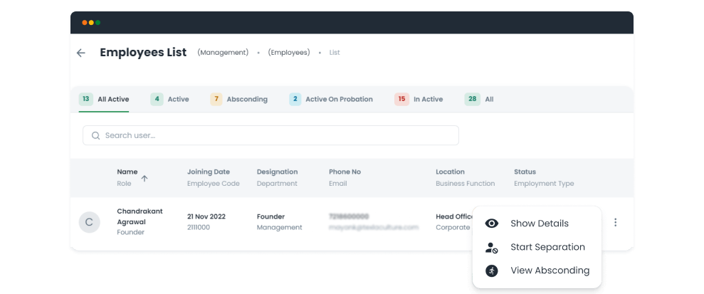Employee Profile Management System - Texlaculture